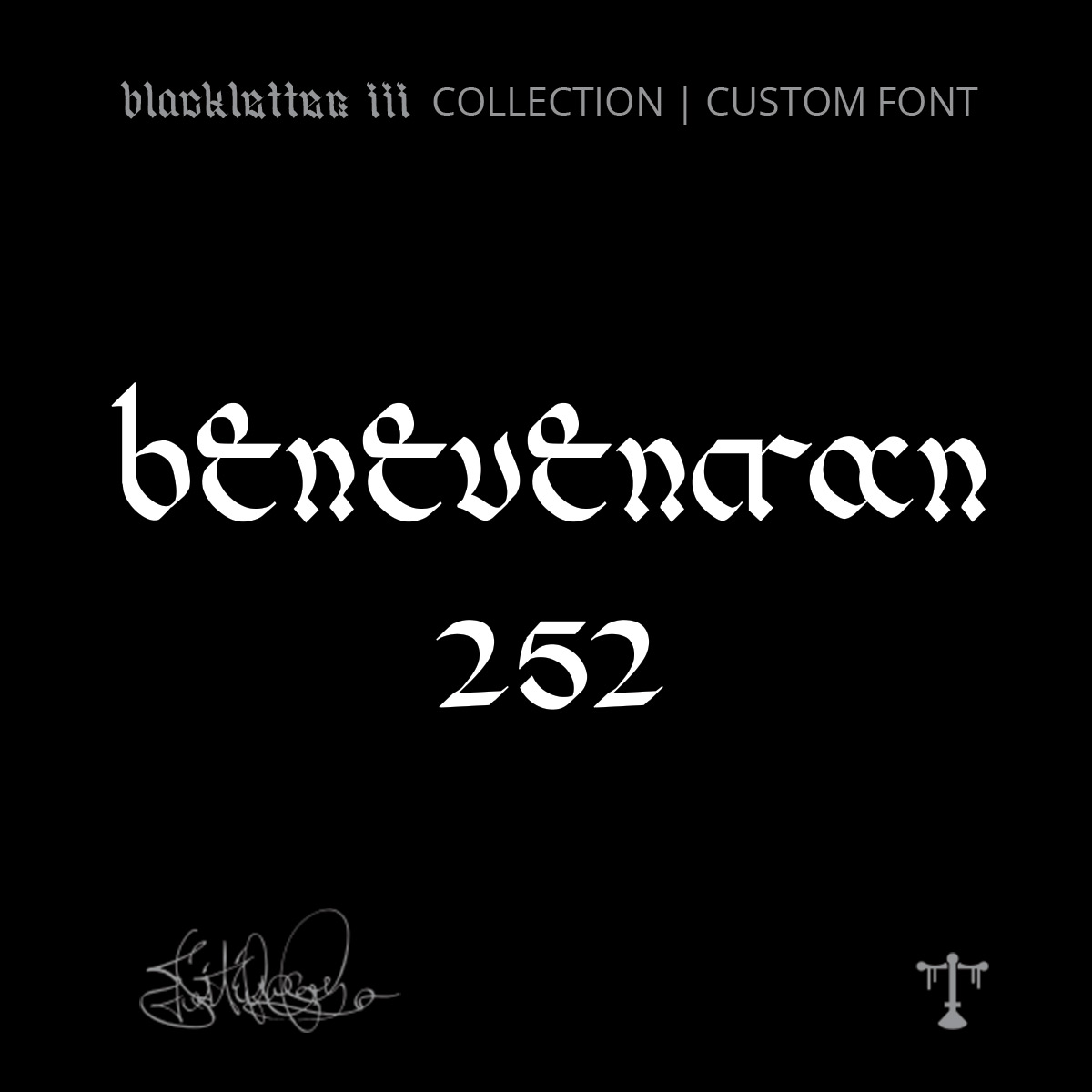 Beneventan 252 Font - Justified Ink