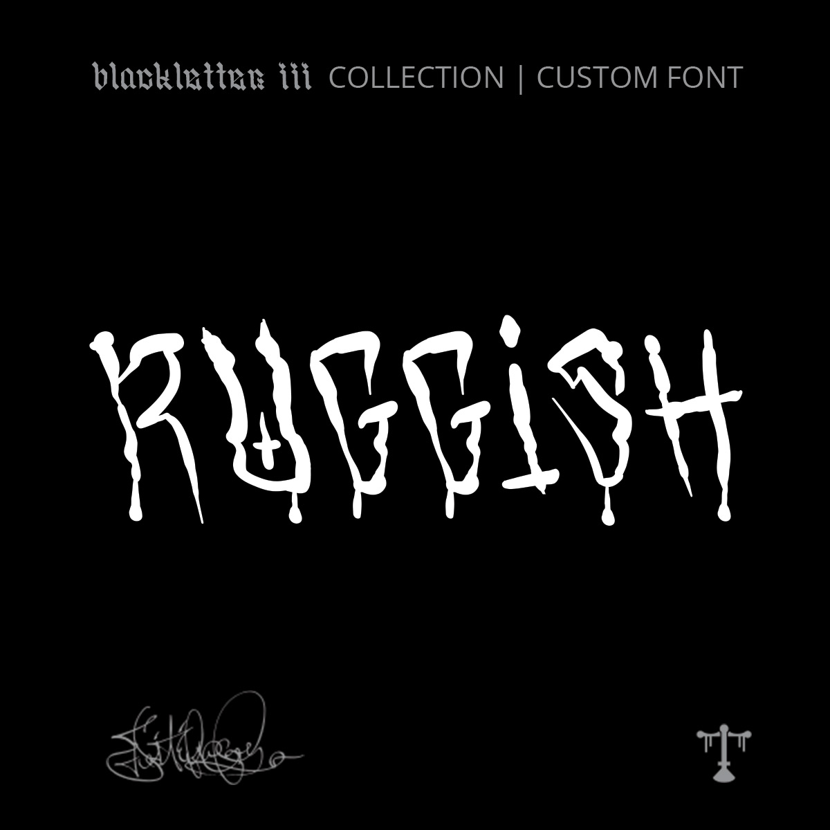 Ruggish Font - Justified Ink