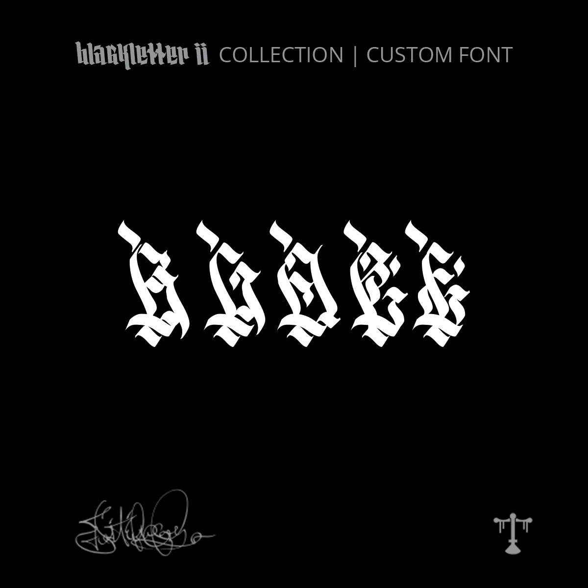 Blaze Font - Justified Ink