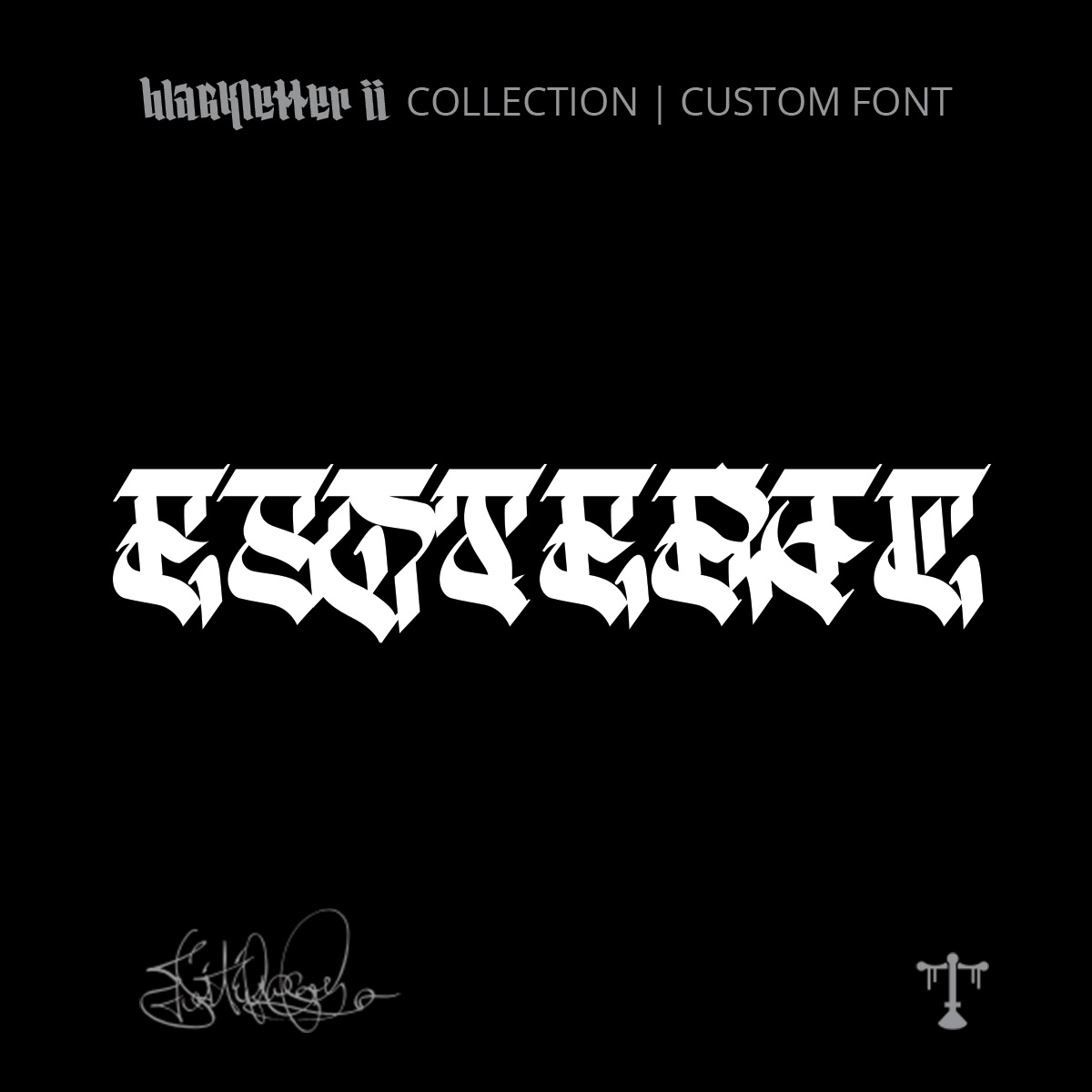 Esoteric Font - Justified Ink